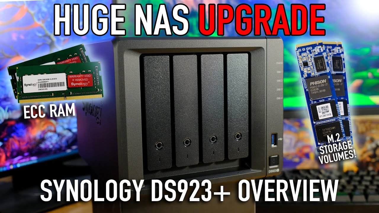 Huge NAS Upgrade: NVME Storage Pool, ECC Memory, 10 GbE: Synology DS923 ...