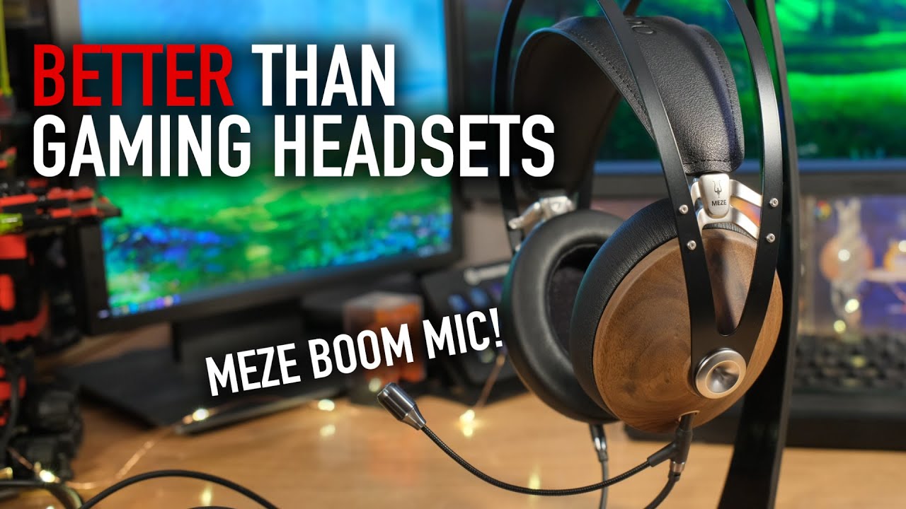 Boom Mic & Headphone Combo - Premium Quality Headset from Meze Audio ...