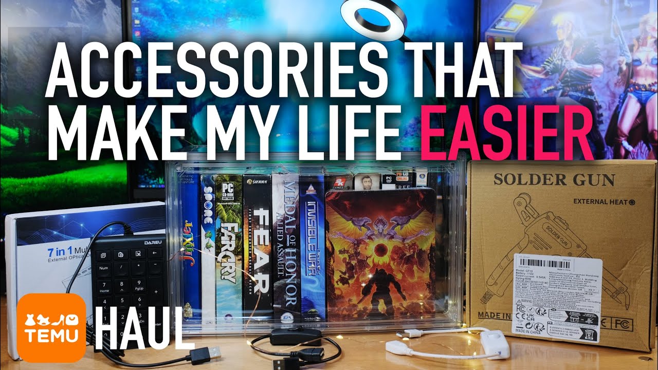 This Made My Life Easier | Temu Accessories Haul - Lights, Soldering ...