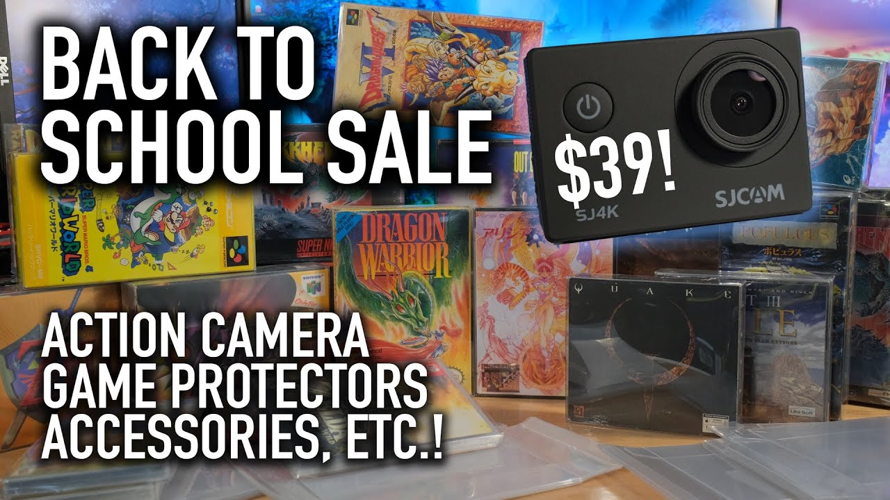 $39 Action Camera, Game Preservation, Etc. - Back to school Promotion ...