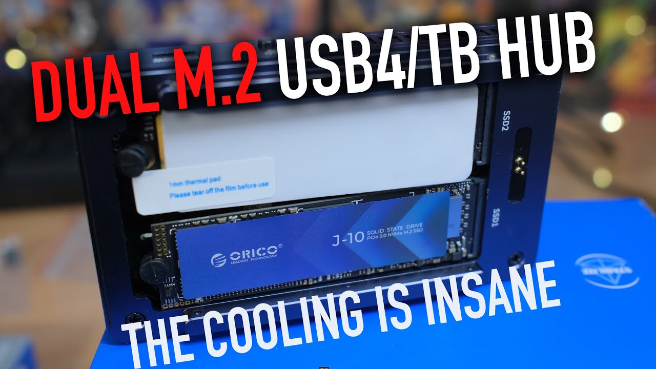 Literally the Coolest M.2 Enclosure Ever: Acasis 40GBps Dual M.2 Hub (USB4/TB) | tek syndicate