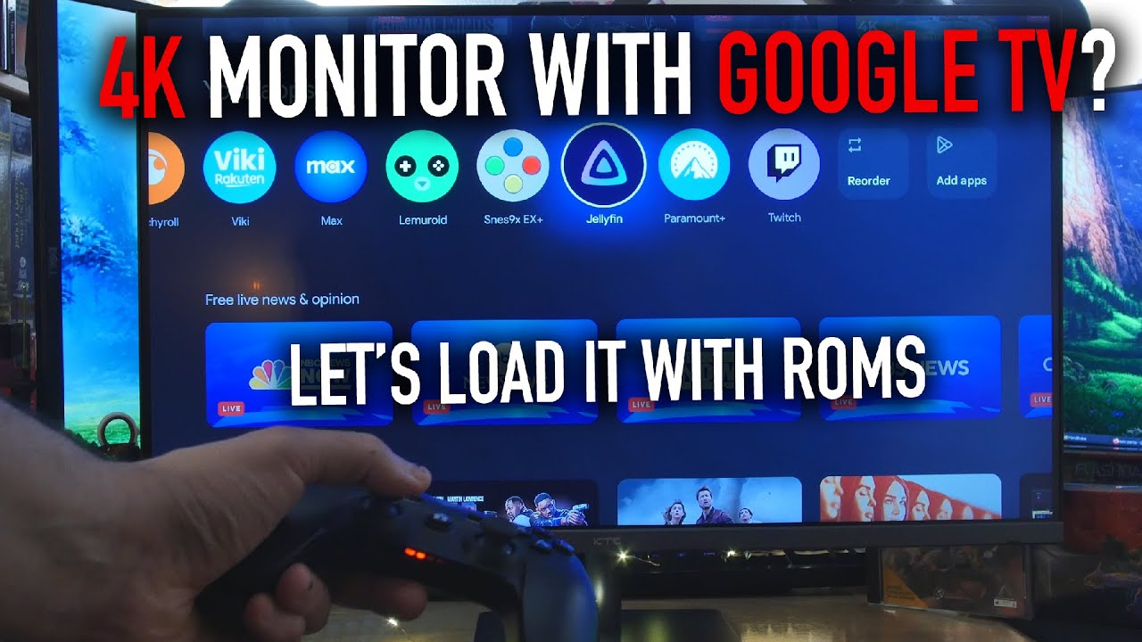 Is it a 4K Monitor OR a Google TV? Both. KTC A32Q8 Smart Monitor with ...