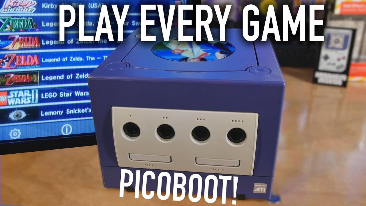 Pre-Hacked GameCube (No Soldering!) | Picoboot Mod From Hand Held ...