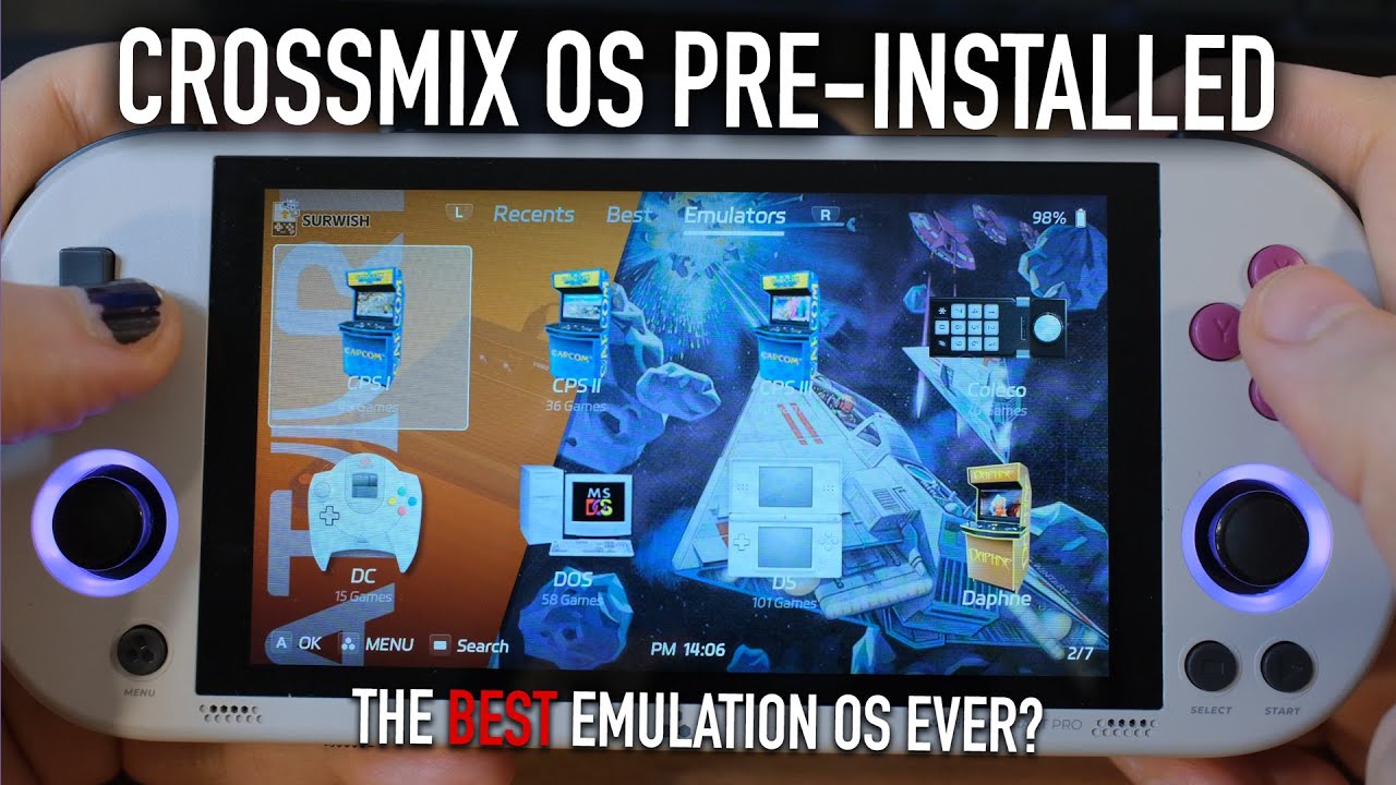 The BEST Hand Held Emulation OS? Crossmix OS on the TrimUI Smart Pro ...