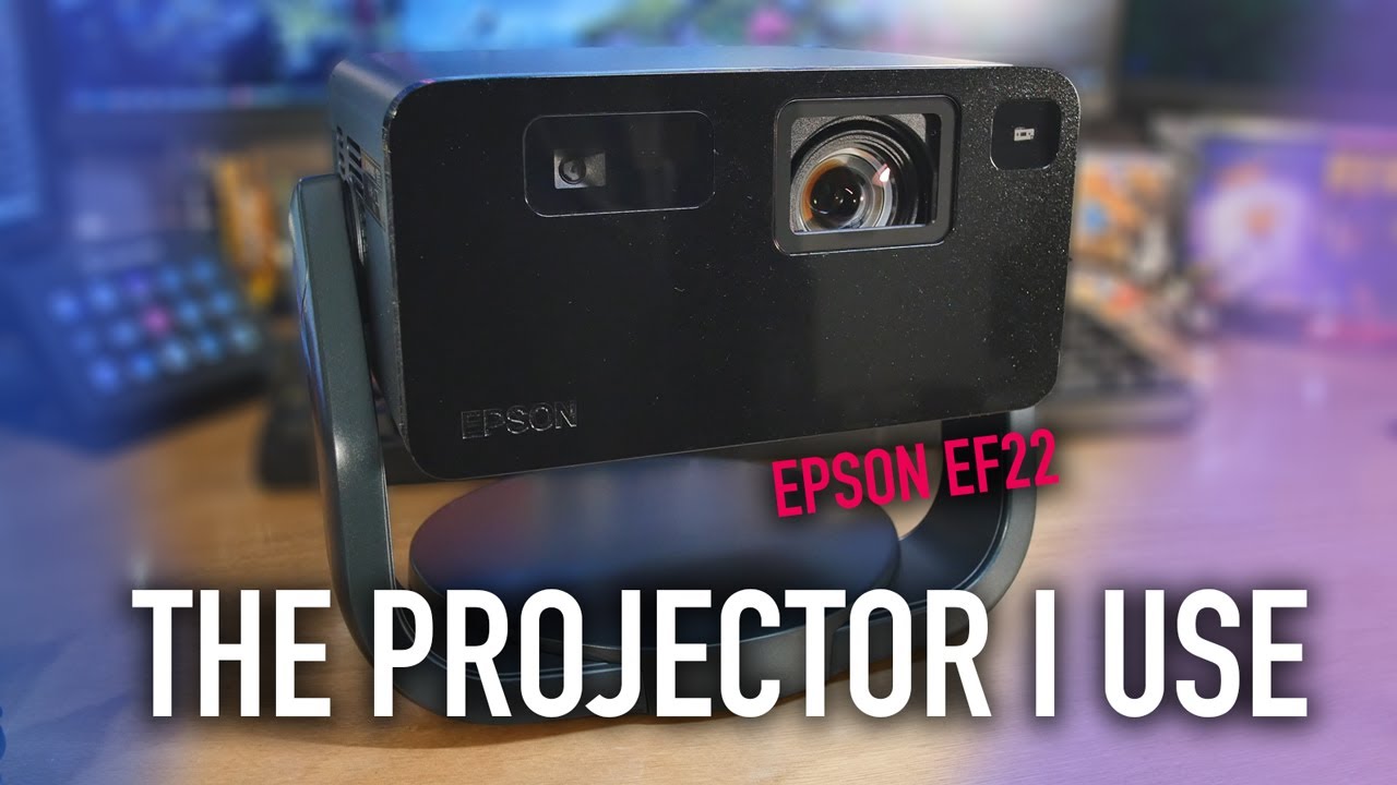 The Projector I Use: Epson EpiqVision Mini EF22 Portable Smart Laser Projector | tek syndicate