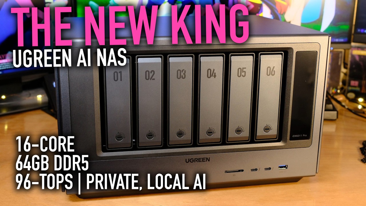 The Fastest NAS: UGREEN AI NAS iDX6011 Pro - 64GB, 16-Core CPU | tek ...